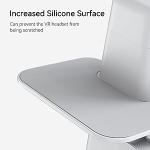 KIWI design VR Stand Accessories Compatible with Quest 2/PSVR 2/Valve Index/HP Reverb G2/ Pico 4/Quest VR Headset and Touch Controllers, Not Compatible with Quest 3 (Black)