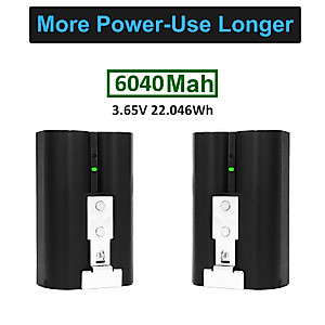EBKK 2 Pack Replacement Battery That is Compatible for Video Doorbell 2/3/3Plus/4 Camera/Stick Up Camera/Spotlight Camera/Spotlight Camera Solar Batteries