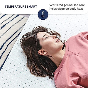 ViscoSoft 3 Inch Memory Foam Mattress Topper Twin XL - Select High Density Ventilated Extra Long Mattress Pad - Removable Bamboo-Rayon Cover