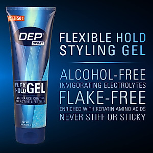 DEP Sport Endurance Hair Styling Gel, 9.8 Ounce (Pack of 3)