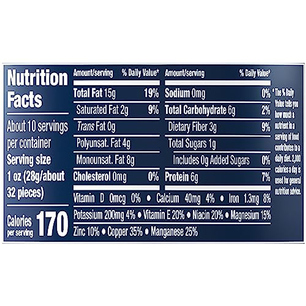 PLANTERS Roasted Unsalted Mixed Nuts, 10.3 oz Canister