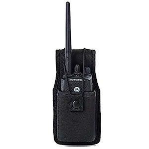 LUITON Universal Radio Case Two Way Radio Holder Universal Pouch for Walkie Talkies Nylon Holster Accessories for MOTOROLA MT500, MT1000, MTS2000 and Similar Models (1 PACK)
