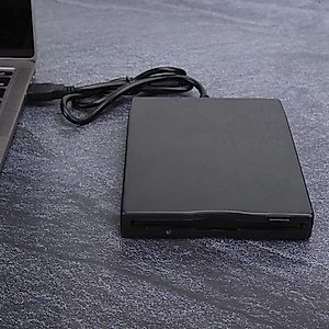 USB Floppy Disk Drive, 3.5" Portable USB External Floppy Disk Drive, Plug and Play 1.44MB FDD for Windows 10/7 / Vista/for Windows 8 / XP/ME / 2000 / SE / 98