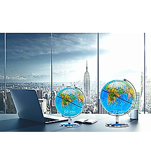 Exerz Political Globe Dia 5.5-inch (14cm)- Mini World Globe - Educational/Geographic