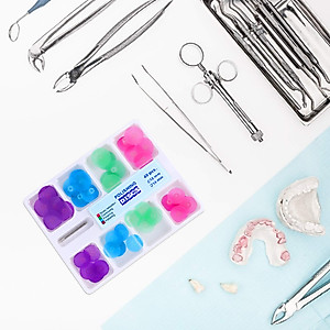 1box Supplies Polishing Discs Dentistry Disc Assorted Kit Tool Dental Polisher Material Tools Polish With Stem Mandrel Accessories Filling Finishing Dentist Resin for