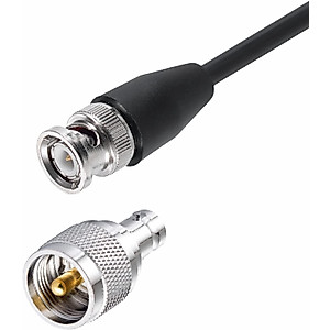 Long Range 27MHz Soft Whip Magnetic Base CB Radio Antenna with PL-259 BNC Male Connector for Cobra Midland Uniden Maxon President Vehicle Car Truck Mobile Handheld CB Radio Police Scanner, Eifagur