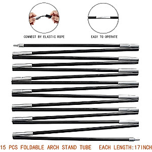 Balloon Arch Kit, Large Adjustable Balloon Column Stands Set for Wedding, Baby Shower, Birthday Party, Bachelorette Party, Other Parties and Events (10ft T, 10ft W)