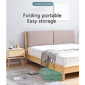 Portable Washing Machine Mini Foldable Washer with Drain Basket Spin Dryer,Small Collapsible Bucket Washer for Camping,Travel,Apartment,Dorm green