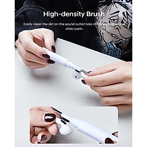 AGhappy Cleaner Kit for Airpods 1 2 3, 6 in 1Multi-Function Cleaning Pen for Earbuds Bluetooth Earphones Case Soft Brush Tools for Lego Huawei Samsung MI Earbuds PC Laptop Pro Camera Lens