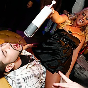 The Original Alcohol Shot Gun - Load Your Favorite Alcohol, Aim, Shoot and Drink- Epic Shot Party Accessory - Holds Up to 1.5 Ounces