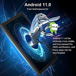 Xgody Android 11.0 Tablet 10 Inch pc 4GB RAM 64GB ROM 256GB Expand 6000 mAh Battery, Quad-Core Processor Tablet, HD IPS Screen, 2.0MP Front+8.0MP Rear Camera, Bluetooth, Wi-Fi, Google GMS Tablet