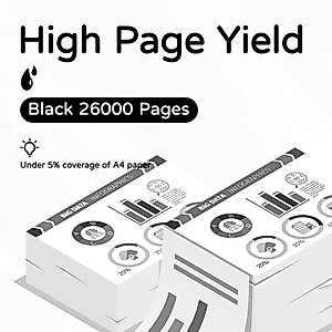 RIOMAN TN516 Toner Cartridge Compatible Replacement for Konica Minolta TN516 to Use with Bizhub 458E 558E 658E Toner Printer 2Black