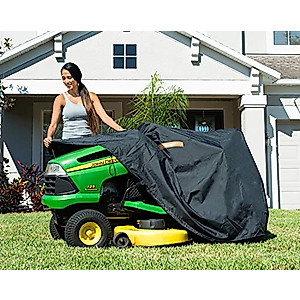 XYZCTEM Riding Lawn Mower Cover,Fits up to 54" Decks, Extreme Waterproof Protection and Reflective Strip