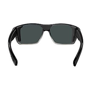 BOMBER MA104RMRF Safety Sunglasses for Men, 2-Tone Smoke Crystal frame, Red Mirror Polycarbonate Safety lens, Non-Slip foam lining, ANSI Z87+ Compliant, Safe for Rugged Activity - MA104RM