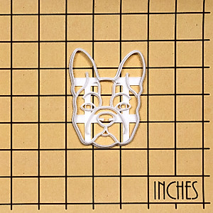 Boston Terrier Face cookie cutter, 1 piece - Bakerlogy