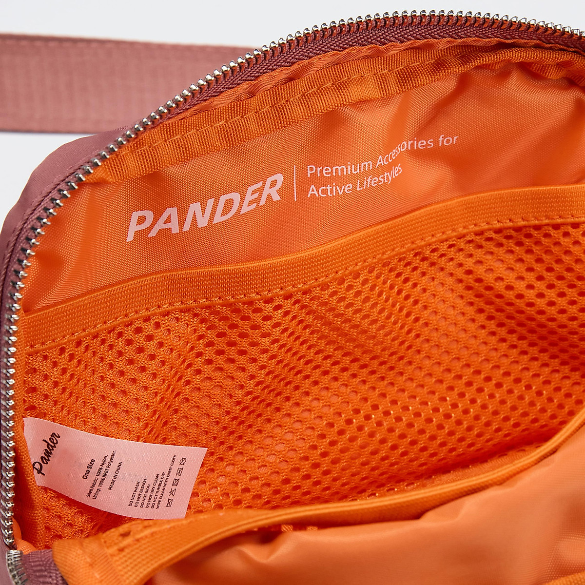 Pander Unisex Belt Bag Fanny Pack for Women with Adjustable Strap, Small Waist Pouch for Workout Running Traveling Hiking (Dune).