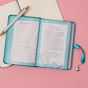 NKJV, Simply Charming Bible, Hardcover, Blue: Charm Bible Blue Edition