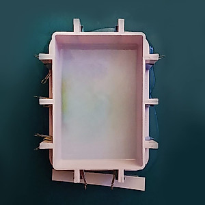 Adjustable Mold Housing for Silicone Molds Making, Mold Master for Mold Making,Plastic Housing Frame, Silicone Mold Making Kit for DIY Silicone Rubber Mold Resin Mold Candle Molds Soap Molds (1Set)