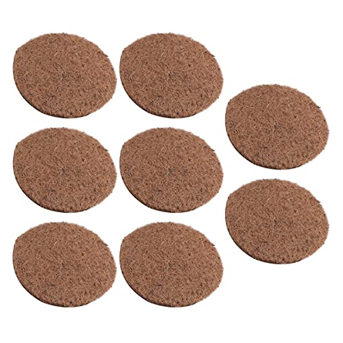 YARNOW Pet Supplies 24pcs Birds Small Liners and Breeding Animals Parrots Materials Liner Nesting Classic Mats Pad Vintage Natural Substrate Practical Brown Size Hut Pigeon Premium Glass Animals