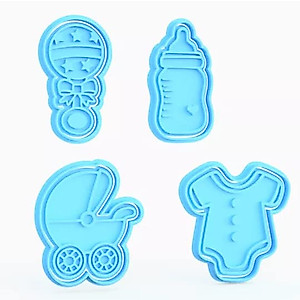 Baby Shower Newborn Cookie Cutter & Stamp