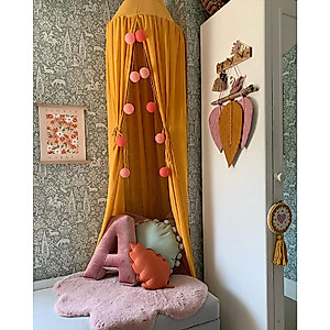 MOMAID Velvet Letter Pillow Soft Initial Throw Cushion Decorative Alphabet Kids Room Nursery Decor Baby Toddler Gift (Dusty Rose, Letter A)1 Count (Pack of 1)