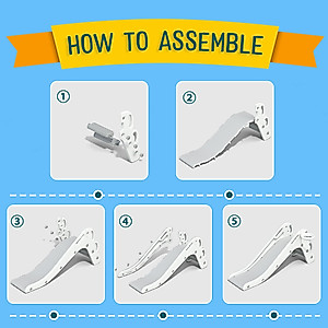 Kids First Slide for Toddlers Age 1 to 3 Years with Basketball Hoop Indoor Outdoor Playground Freestanding Slide Climber Playset Toy White