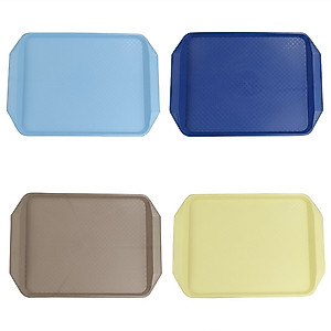 Doryh Set of 4 Color Fast Food Serving Trays