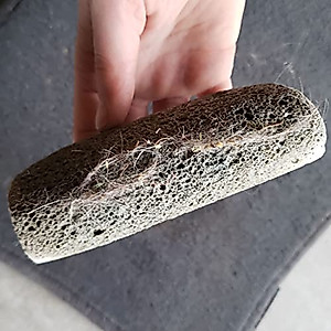 Fur-Zoff Pet Hair Removal Tool for Carpet, Car, Rugs, Bedding, Clothing, Cat and Dog hair removal, Automotive Interior Detailing,gray