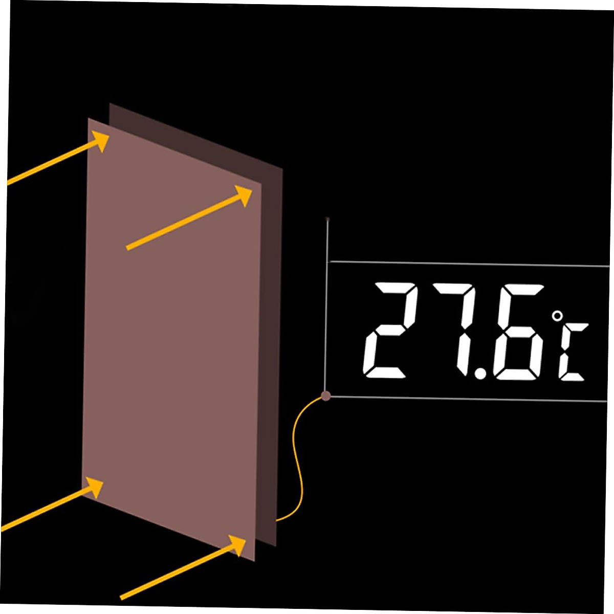 BESPORTBLE Led Digital Thermometer Trustworthy Thermometer Abs Thermometer Water Aquarium Small Thermometer Multi-Functional Thermometer Dog Birthday Hat White Fish Tank Toy