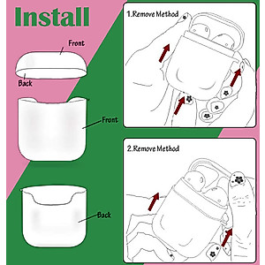 Sorority Gifts- Portable AirPods Case Cover Protective Convenient Funny Earphone case for AirPods 1&2 for Girls Women Men