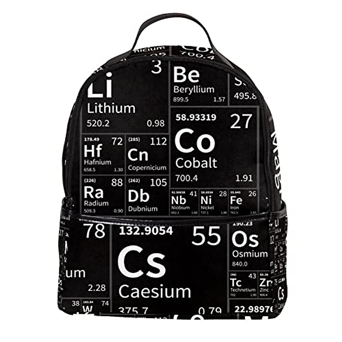 VBFOFBV Laptop Backpack, Elegant Travelling Backpack Casual Daypacks Shoulder Bag for Men Women, Blackboard Periodic Table of Chemical Elements