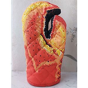 Aitian Lobster Claw Oven Mitts - Heat Resistant BBQ Oven Gloves, Set of 2, Quilted Cotton, Designed for Light Duty Use (Gloves-01)