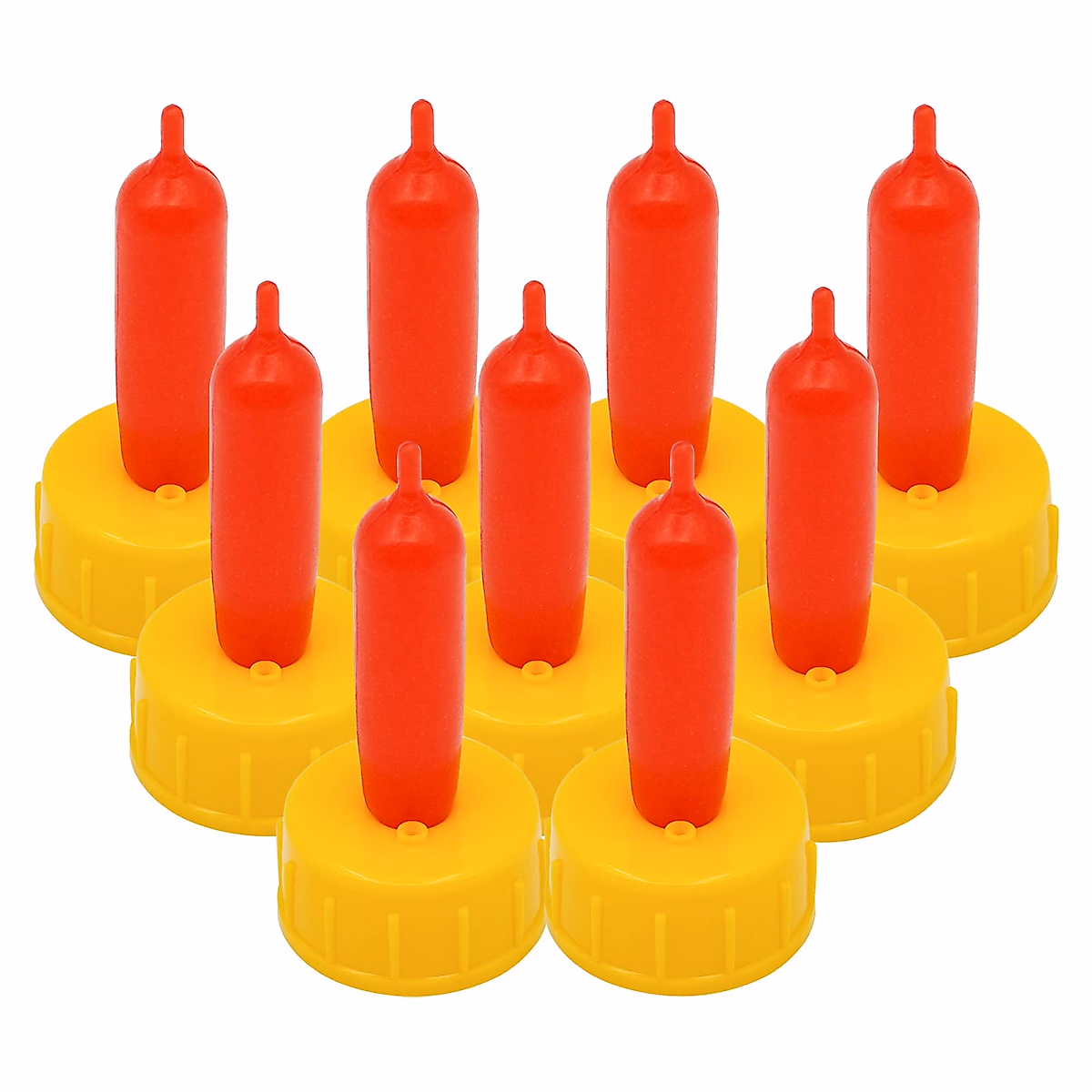 nomal 30 PCS Lamb Teat Feeder Feeding Bottle Topper Animal Rubber Pacifier Nipples for Sheep Goat Pup Dog Cat Small Animal