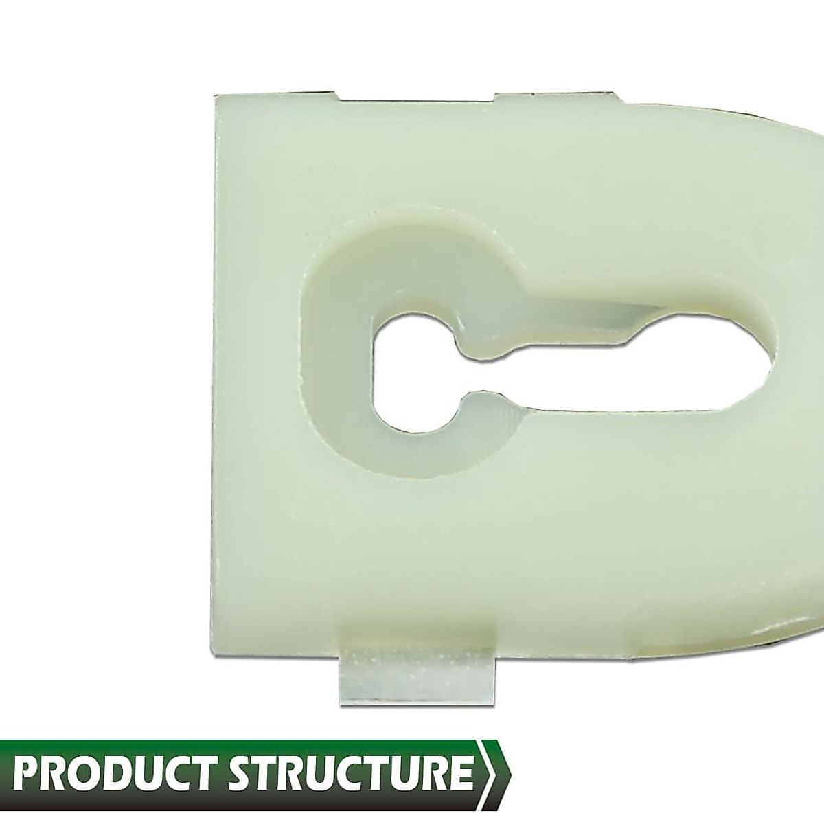 GRAND ORANGE Body Side Belt Moulding Molding Trim Clips 10pcs Compatible with Ford F100 F150 F250 F350 1973 1974 1975 1976 1977 1978 1979/Fit Ford Broncos 1978-1979