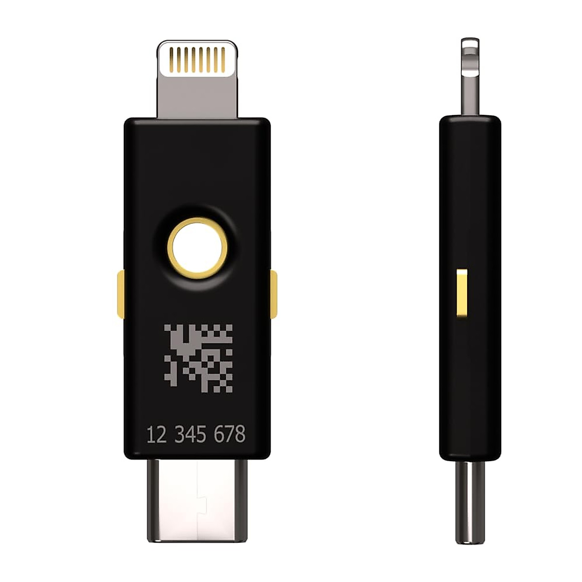 Yubico - YubiKey 5Ci - Two-Factor authentication Security Key for Android/PC/iPhone, Dual connectors for Lighting/USB-C - FIDO Certified