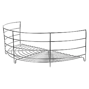 BESTonZON Filter Oil Net Oil Strainer Rack Semi Circular Oil Wire Cooling Rack Pasta Drying Rack Cooling Racks for Cooking and Baking Drain Rack Stainless Oil Drain Stand Holder Oil Drain Frying Rack