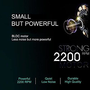 Oscillating Desk Fan, 6 inches 11 Speeds Battery Operated Quiet Desktop Cooling Table Fan for Office Home Bedroom Dorm Baby Patios Outdoor