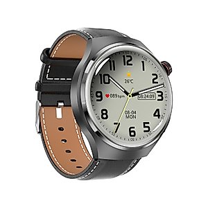 Dico Das Smart Watches with Bluetooth Call(Answer/Dial Calls), Sleep Monitor for iPhone/Android Phone,IP68 Waterproof(Black Circle)