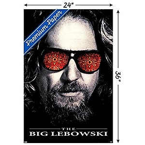 Trends International 24X36 The Big Lebowski-One Sheet Wall Poster, 24" x 36", Premium Unframed Version