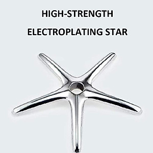 Rugs Kids Desk Stool with Wheels，Office Essentials Stool with Yellow PU Synthetic Leather Seat，Adjustable Height 45-58 cm，Supported Weight 160 Kg，Dental Stoolsfor Home Office