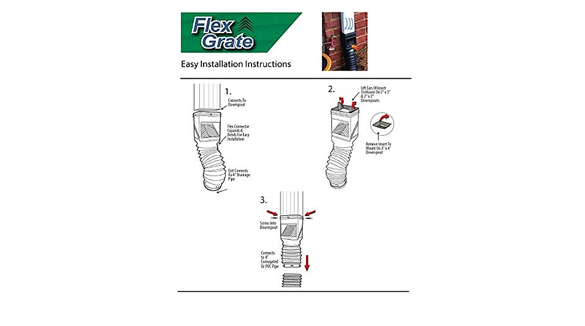 Efficient Downspout Debris Filter for Home Gutters