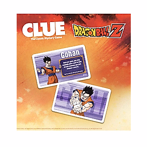 CLUE Dragon Ball Z | Collectible Clue Board Game Featuring Anime Show | Officially-Licensed Game with Familiar Locations and Iconic Characters from Dragon Ball Show