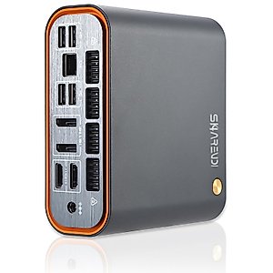 VNOPN Mini PC 11th Core i5-1145G7,Mini Computer 8GB DDR4 512GB M.2 SSD Win 11Pro, Small PC 4 Displays Support 8K/WiFi5/BT4.2/HD/DP/USB3.0 for Home/Office/Gaming