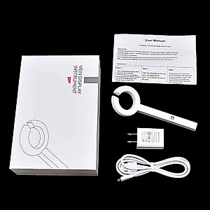 WIKINK Hand-Held Vein Finder, Vein Illumination Detector On Various Skin, Adults Children Vein Scanner, Easy Finding Subcutaneous Veins, for Phlebotomy Hospital Clinic