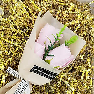 Keoferlo Gold Crinkle Cut Paper Shred Filler 1/2 LB Metallic Iridescent Stuffing for Gift Boxes Gift Wrappings Gift Baskets (Metallic Gold)