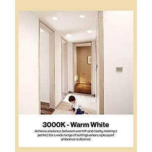 Sunco BR30 LED Bulbs 1600 Lumens, Indoor Flood Lights 16W Equivalent 100W 3000K Warm White, E26 Base, Interior Dimmable Recessed Can Light Bulbs - UL Listed 6 Pack