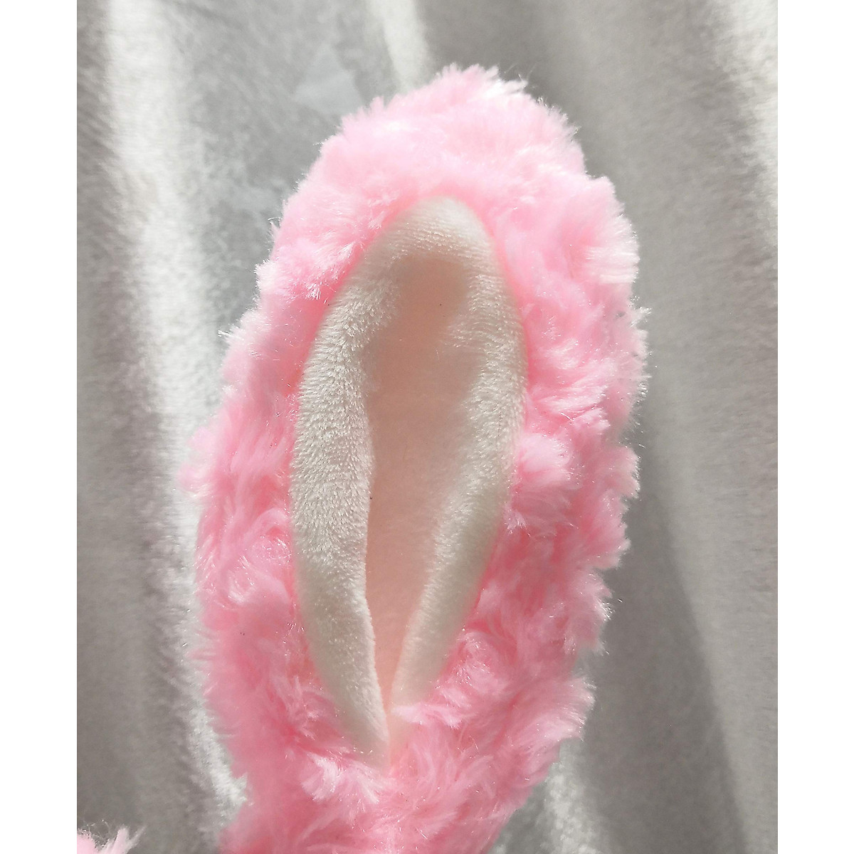 3T-SISTER Helmet Bunny Ear Women Girls Plush Rabbit Ear for Motorcycle Bicycle Ski Helmets Halloween Party Cosplay Wig Helmet Accessory Decorations Velcro Reusable Design （Pink） 2PCS