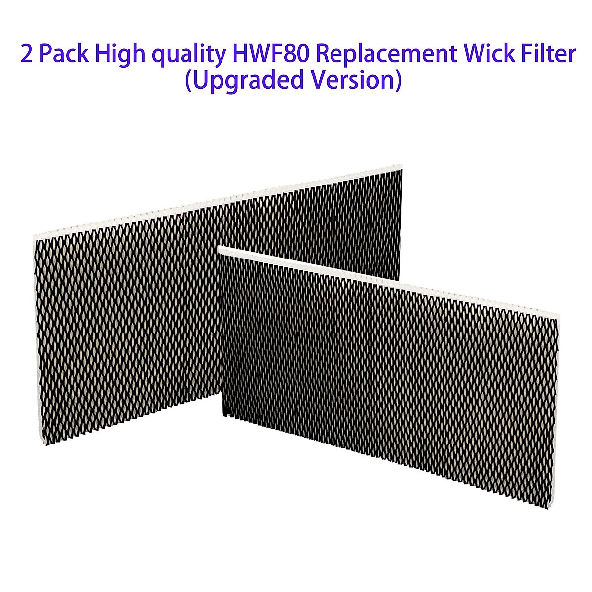 HWF80 Replacement Wick Filter Fit for Holmes HM2200 HCM3888C, Part # HWF80 HWF80-U HWF80-U-2, Replace Filter W (2 Pack)