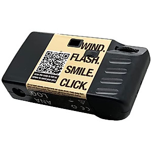 Analog Disposable Camera w/Flash + Development & Digital Uploads (Tan) | 35mm Film Single-Use Camera, 24 Exposures, Pictures Sent to Your Phone