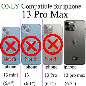 Weonmov Magnetic Case for iPhone 13 Pro Max Case for Women Men [ Compatible with MagSafe ], Cute Love Heart Soft Back Cover Raised Full Camera Lens Protection Phone Case (6.7") - Purple